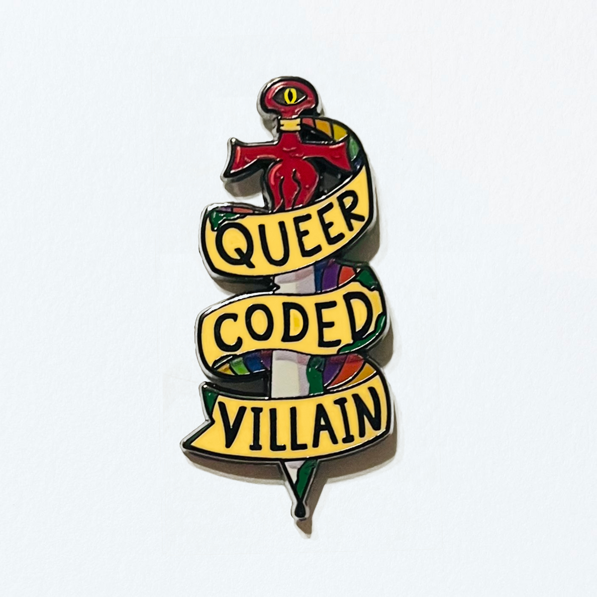 Queer Coded Villain Enamel Pin – Noellita Bonita