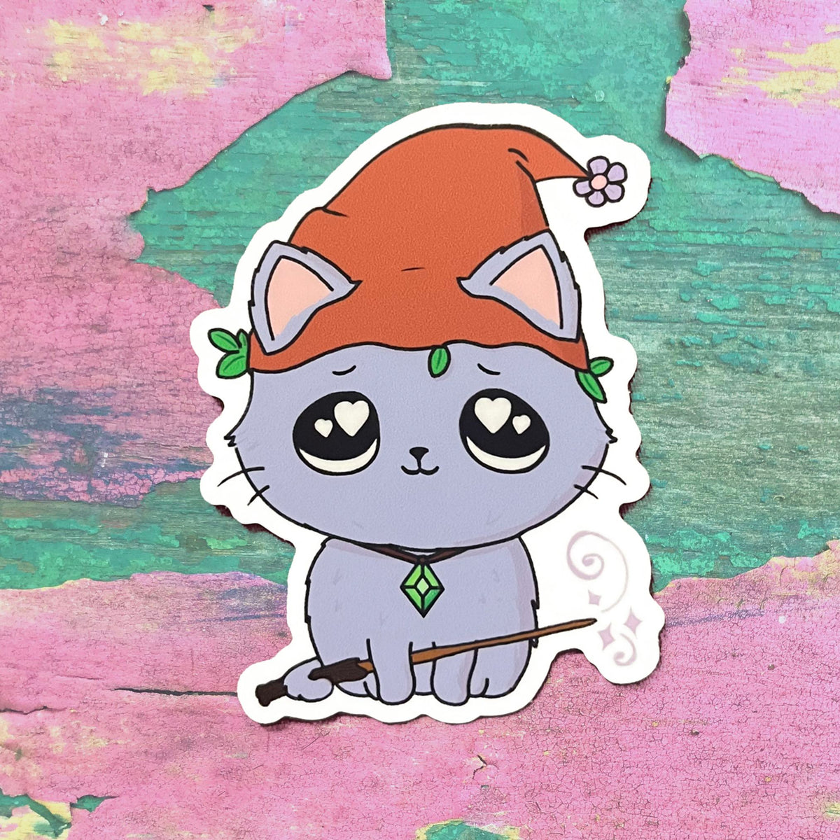 Wizard Kitty Sticker – Noellita Bonita